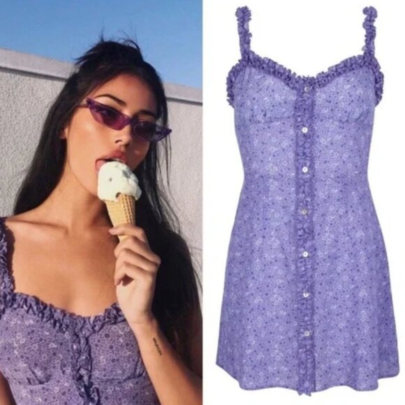 Realisation Par | Dresses | Realisation Par Purple Haze Floral Print ...